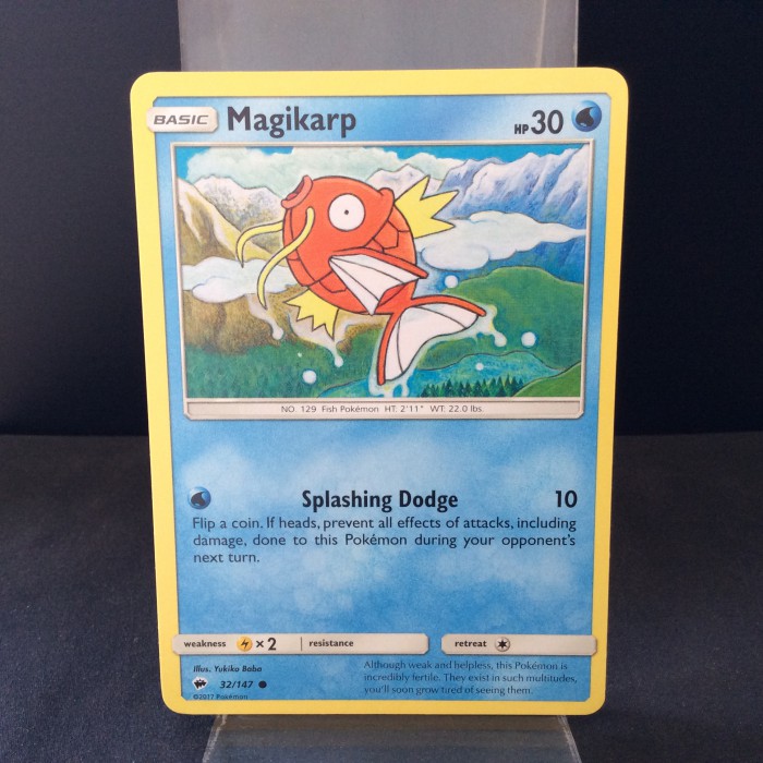 Magikarp - Sun & Moon Burning Shadows - 32/147 - English - Near Mint | TCGX