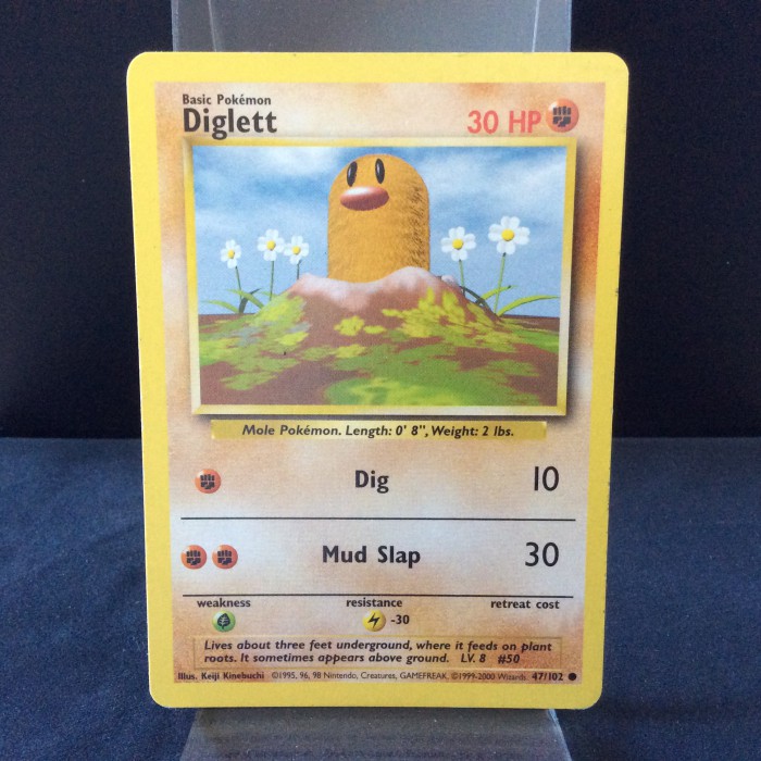 Diglett - Base set - 47/102 - English - Near Mint | TCGX