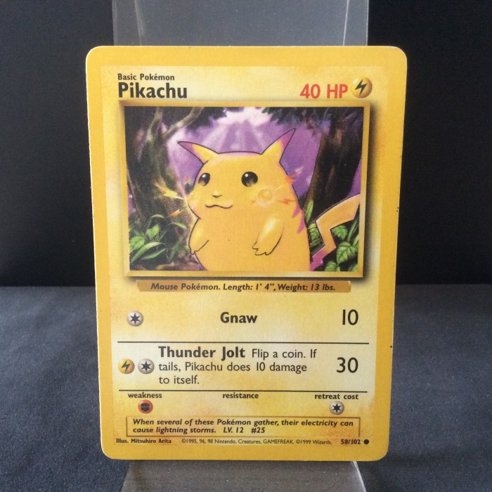 Pikachu - Base set - Engels - Near Mint | TCGX