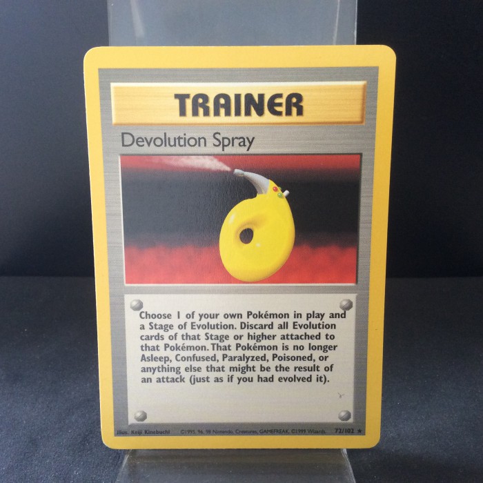 Devolution Spray - Base Set - English - Excellent | TCGX