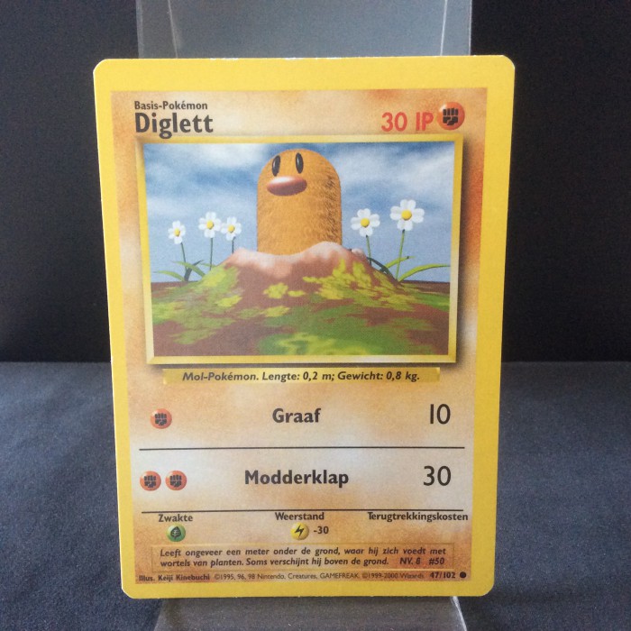 Diglett - Base set - 47/102 - Nederlands - Near Mint | TCGX