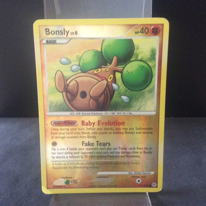 Bonsly - Diamond & Pearl - 71/130 - Reverse Foil - English - Good | TCGX