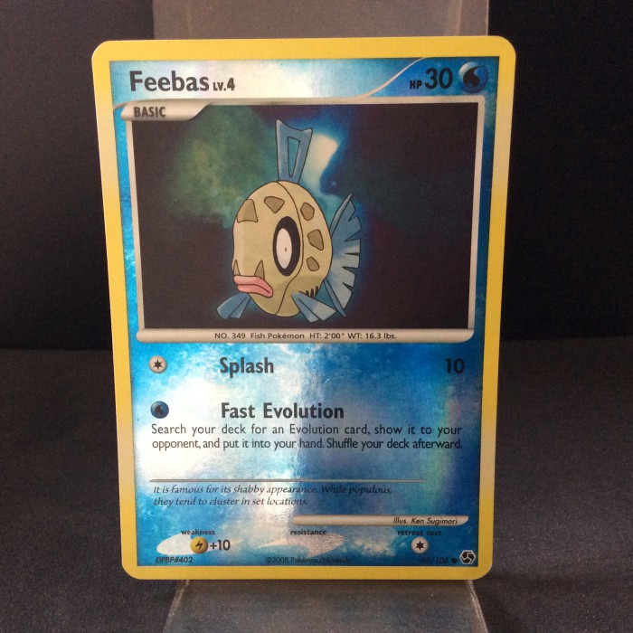 Feebas - Diamond & Pearl: Great Encounters - 67/106 - Reverse Holo ...