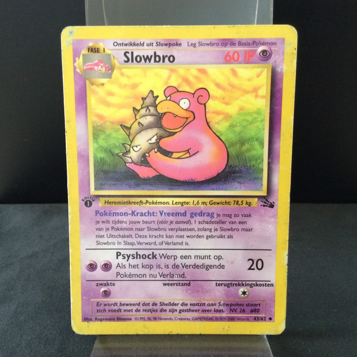 Slowbro - Fossil - 1st Edition - Dutch - Near Mint | TCGX
