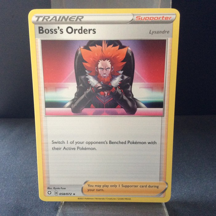 Boss's Orders - Sword & Shield Shining Fates - 58/72 - English - Mint ...