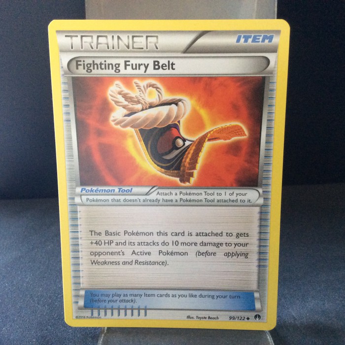 Fighting Fury Belt - XY Breakpoint - 99/122 - English - Near Mint | TCGX