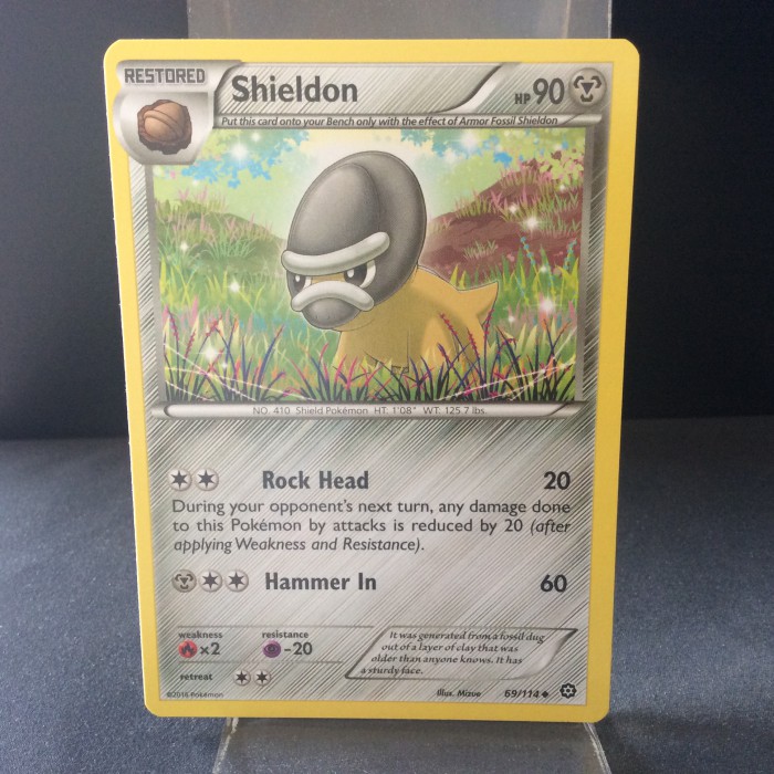 Shieldon - XY Steam Siege - English - 69/114 - Near Mint | TCGX