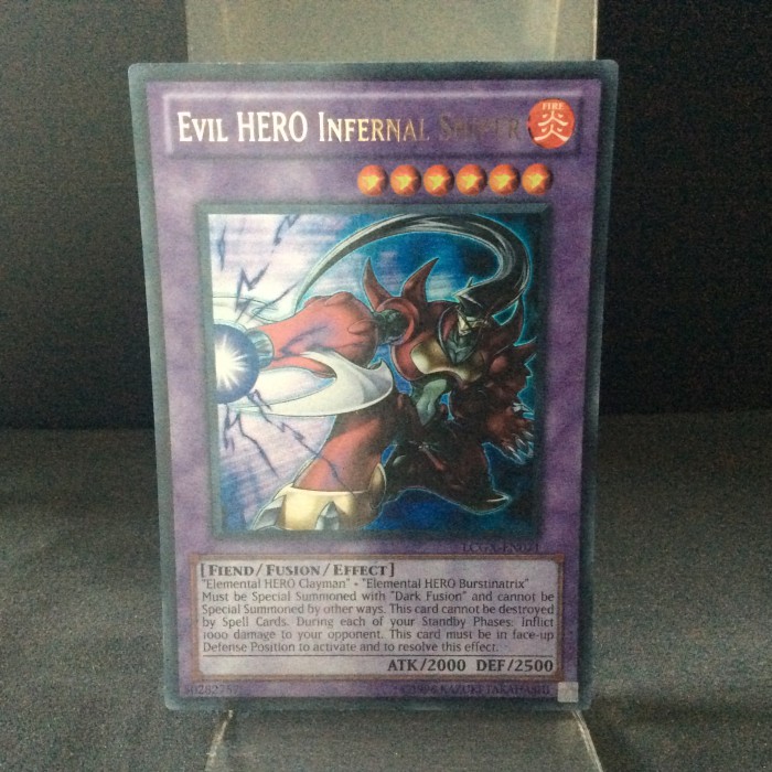 Evil HERO Infernal Sniper - LCGX-EN071 - Unlimited - English - Near ...