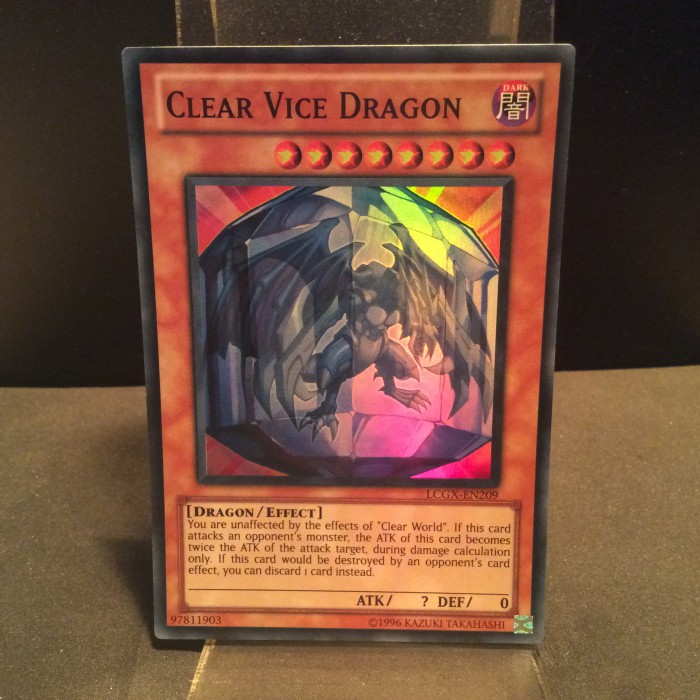 Clear Vice Dragon - LCGX-EN209 - Unlimited - English - Near Mint | TCGX