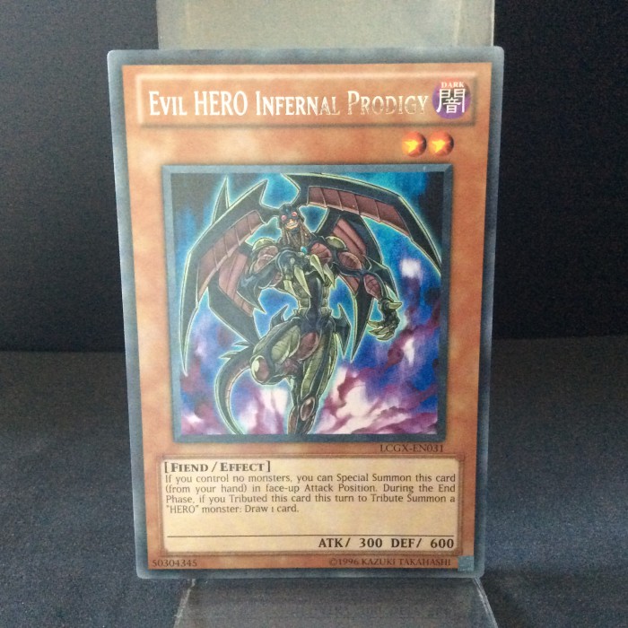 Evil HERO Infernal Prodigy - LCGX-EN031 - Unlimited - English - Near ...
